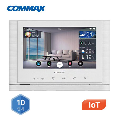 (단종)코맥스 비디오폰(CAV-1021MGX+)IOT,노출,모기,화이트-->1001qgx 사용가능